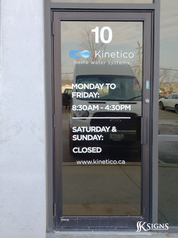 Window Graphics Toronto | Custom Decals for Windows | Vinyl Film & Frosting